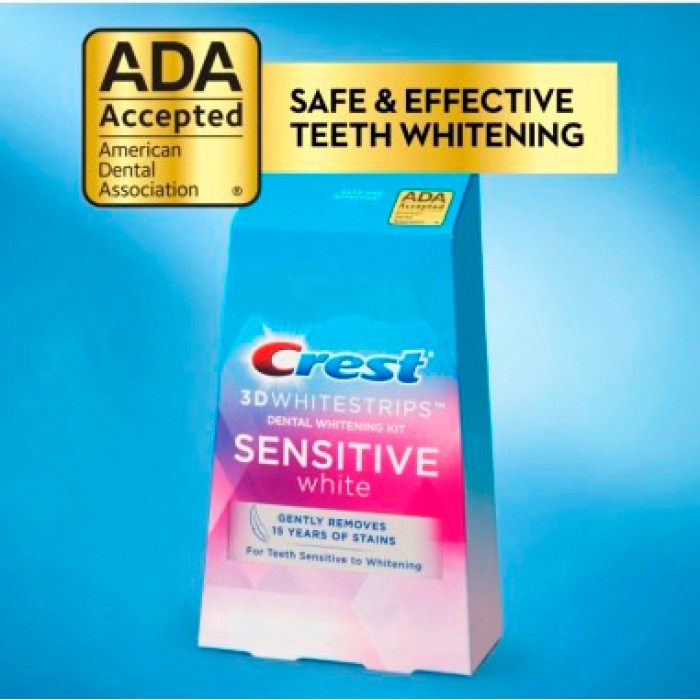 Отбеливающие полоски Crest 3D White Whitestrips Gentle Routine 28 шт ...